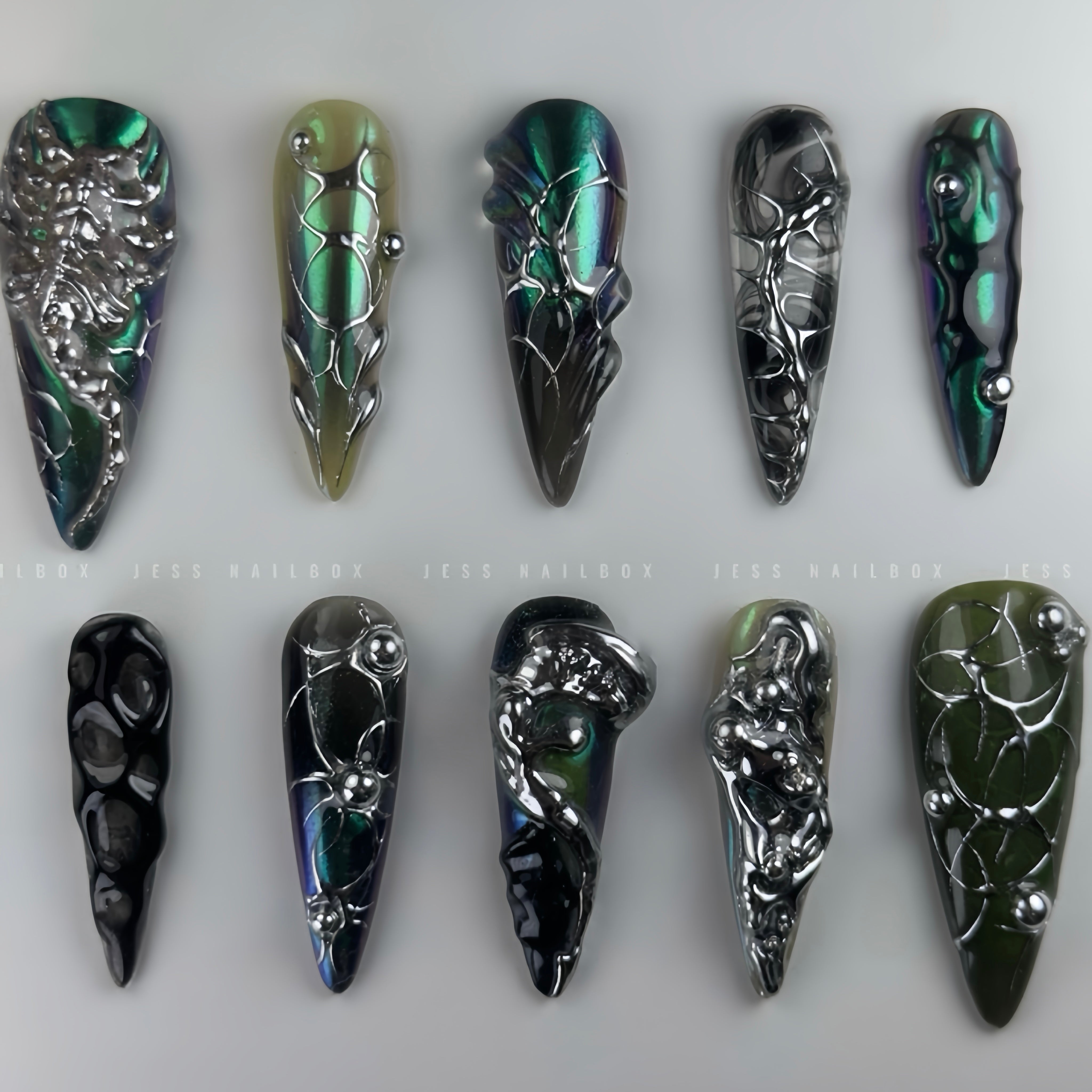 Alien & Predator [Design by Jess Team] – Jess Nailbox